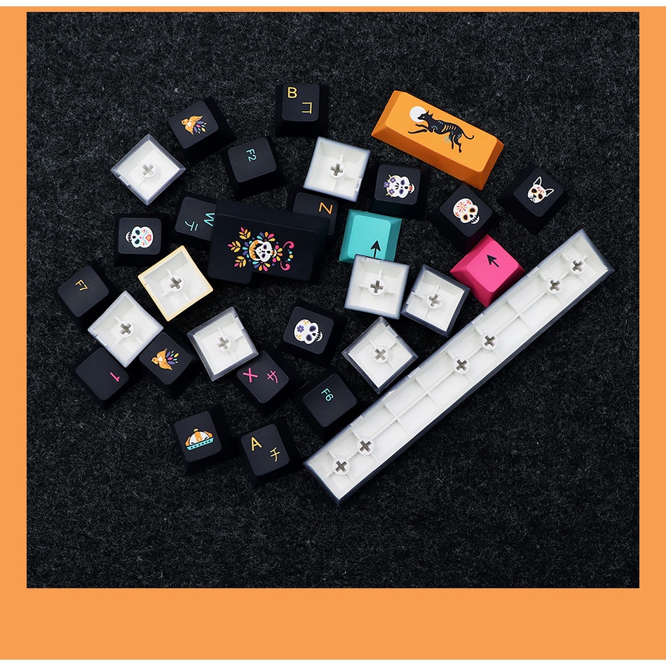 PBT GMK Mictlán Keycaps Cherry Profile 5-side Dye Sublimation ...