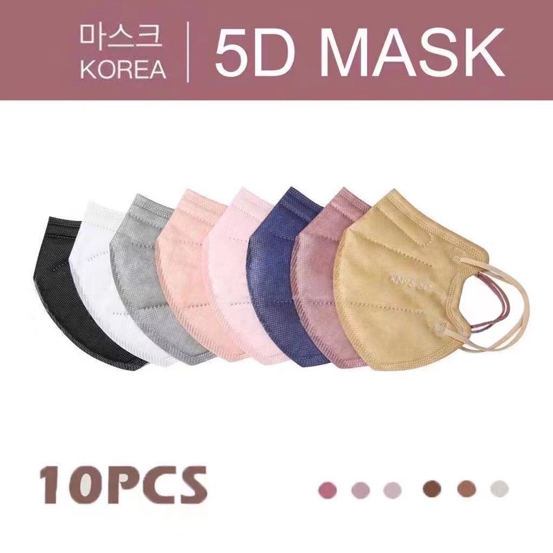 F4 unisex 5D Mask Korean KN95 10PCS 5D FaceMask Buttlerfly Mask Neo ...