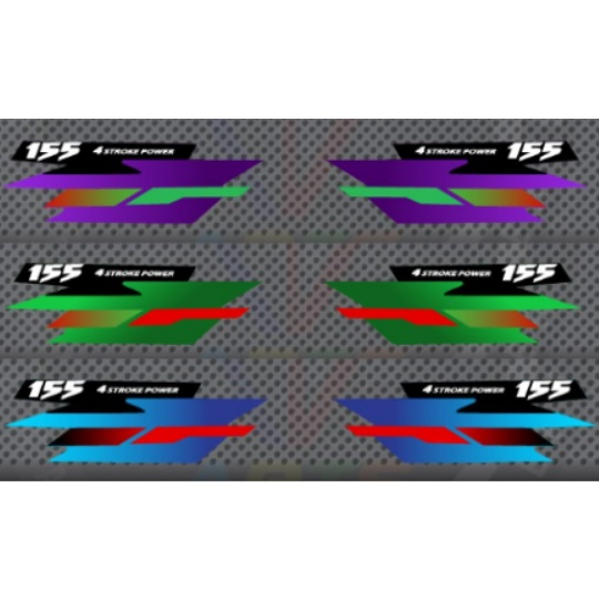 SIDE COVER ONLY ~ Honda TMX 155 "Sibat", laminated decals | Shopee ...