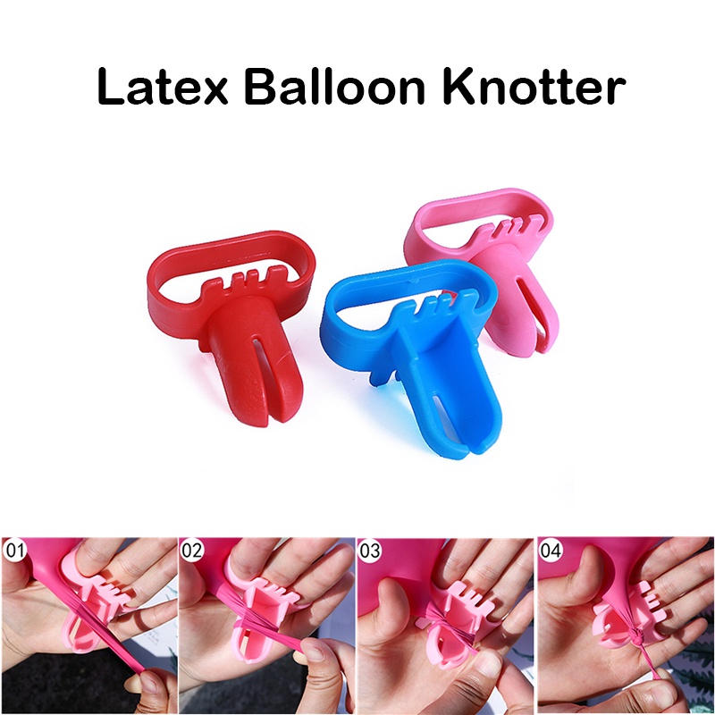 Latex Balloon Tie Knotter Balloon Tying Tool easy balloon tying knot ...