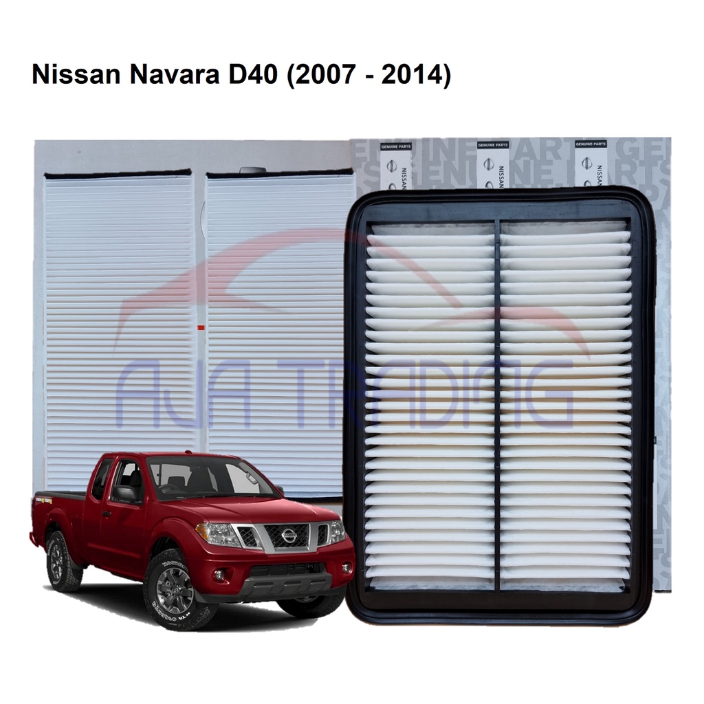 Combo Air Filter and AC Filter for Nissan Navara D40 (2007 ~ 2014 ...