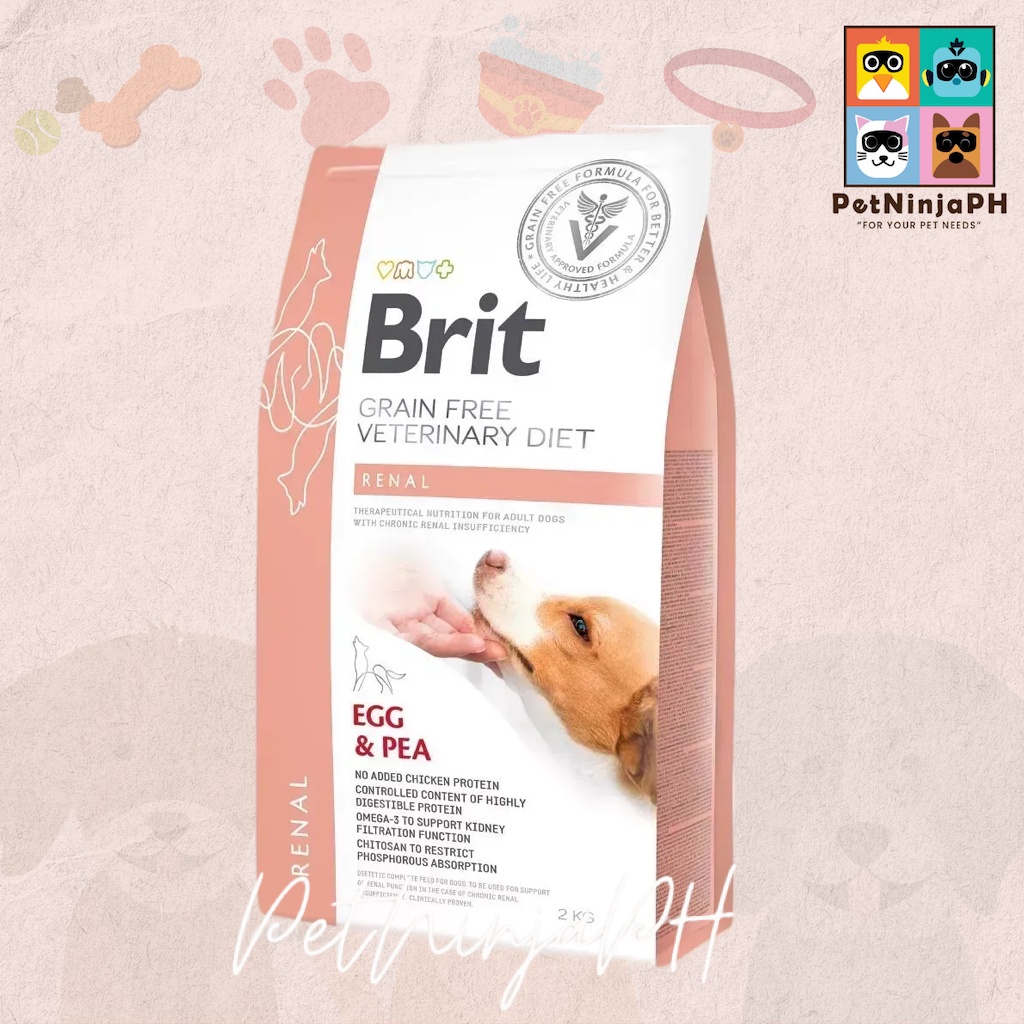 Brit Veterinary Diet Dog Renal Dry 2 kg | Shopee Philippines