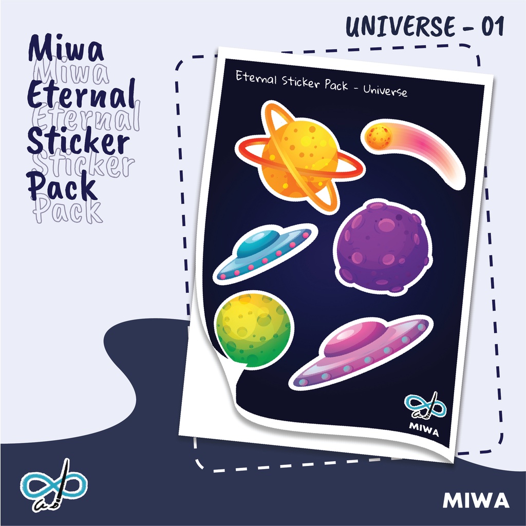 Aesthetic Universe Sticker Pack (Universal Stickers, laptop stickers ...