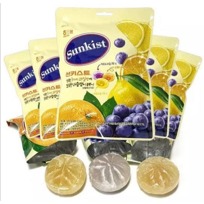 Sunkist Gem Candy from Seoul 125g | Shopee Philippines