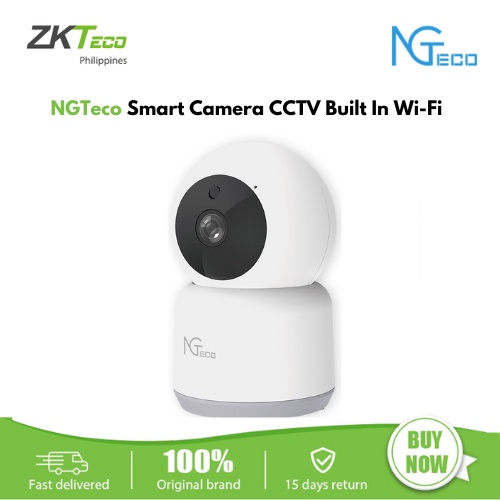 ZKTeco Smart Camera CCTV Built In Wi-Fi Camera PT Indoor CCTV Home Security Cameras Ng-C2400 ...