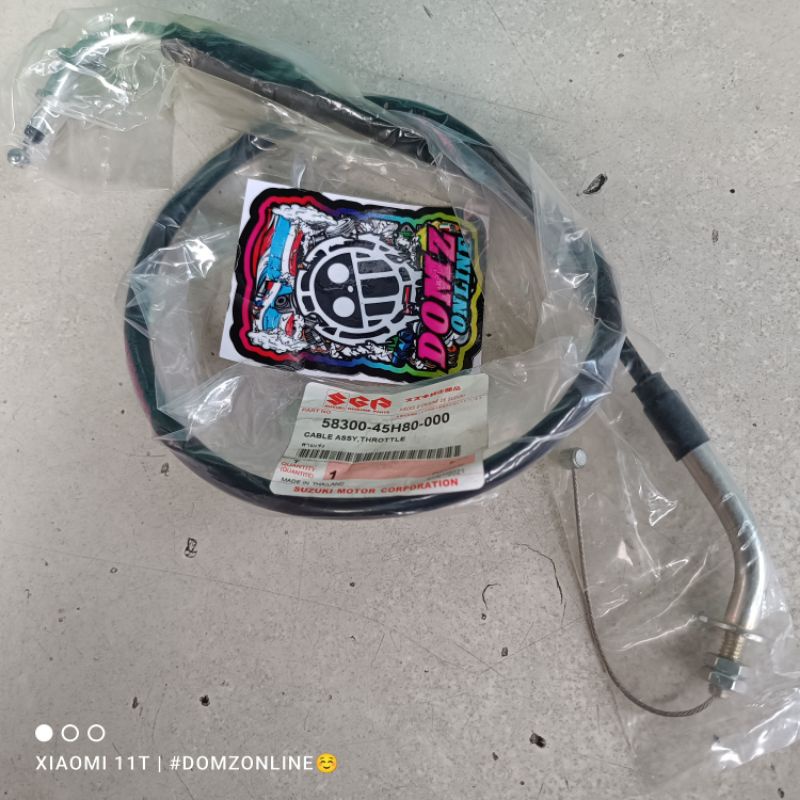 Original Throttle Cable Smash 115 FW110 Diaphragm type 58300-45H80 ...