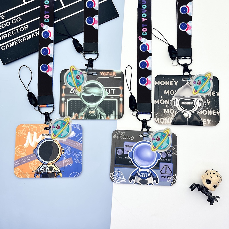 Horizontal Protective Card Sleeve Interstellar Astronaut Identity Badge ...