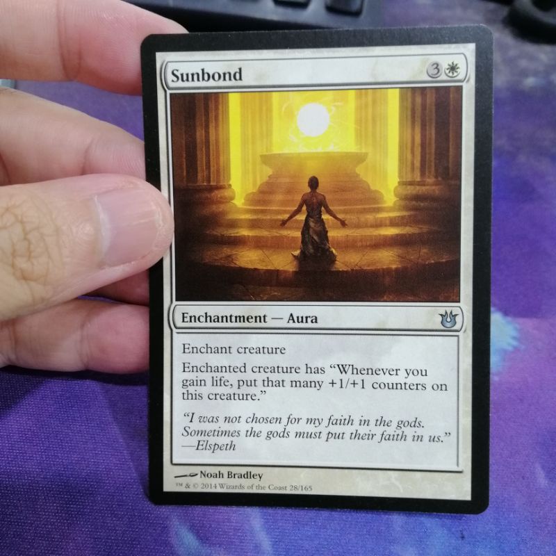 1 Sunbond born of the gods MTG card magic commander EDH | Shopee ...