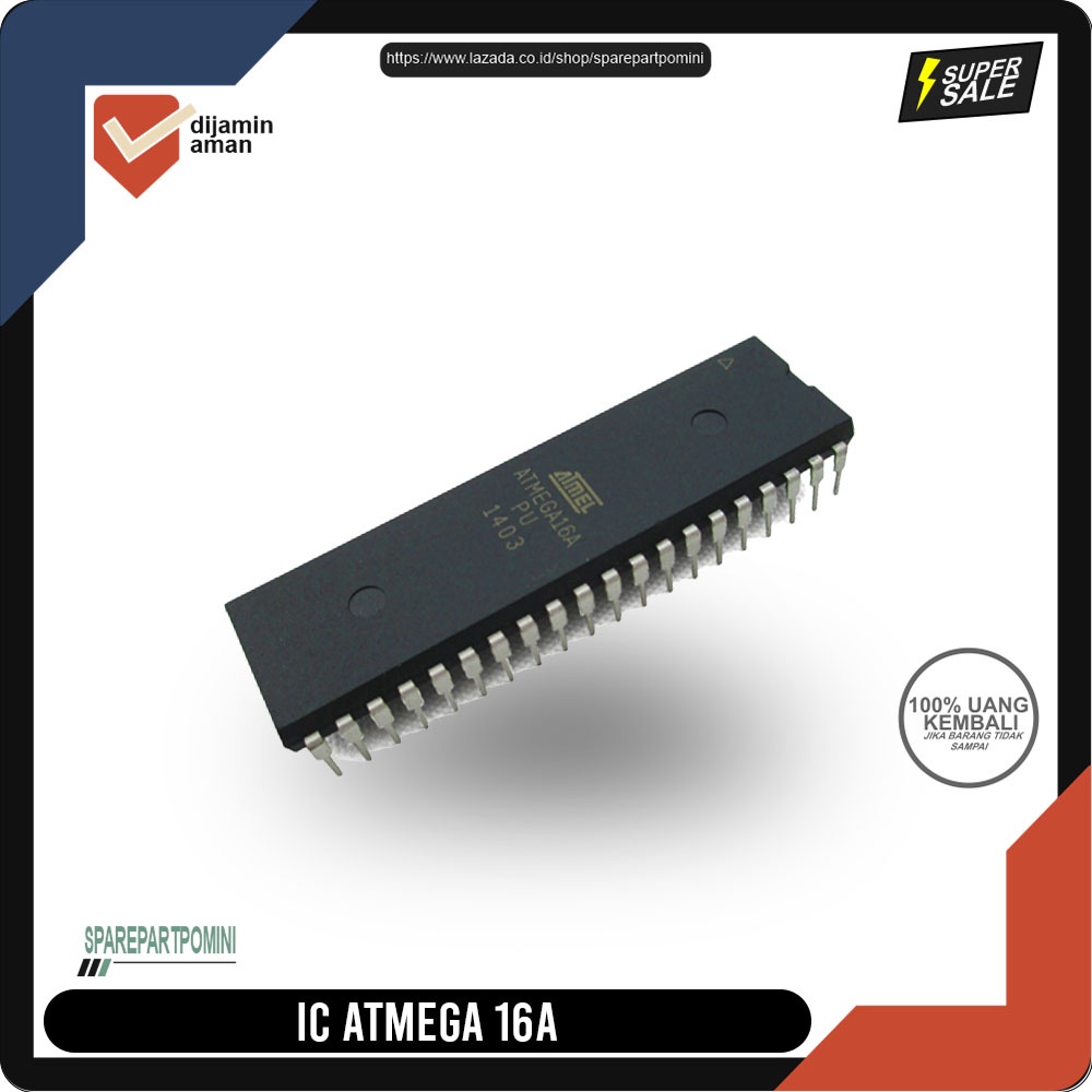 Ic ATMEGA 16A POM MINI PROGRAM IC POM MINI PROGRAM POM MINI PROGRAM POM ...