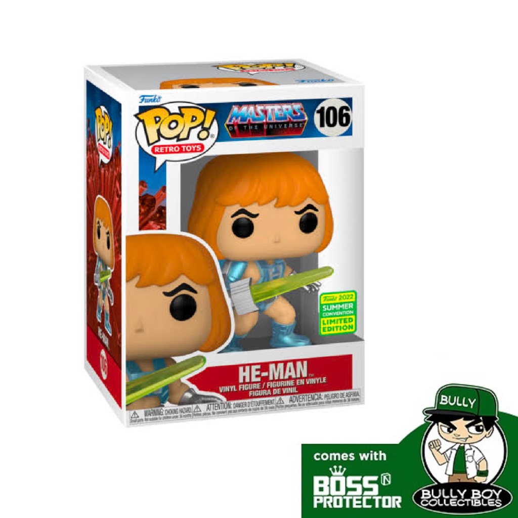 POP! Retro Toys - Master of the Universe: He-Man (SCE) 106 With Boss ...