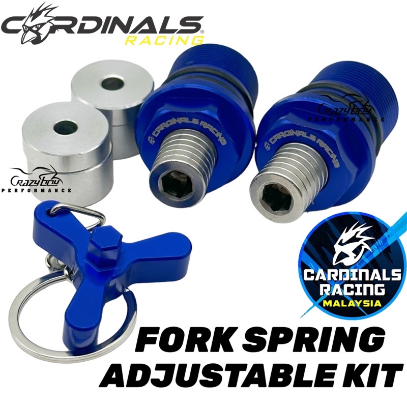 CARDINALS RACING Y15ZR Y16ZR LC135 RS150 SRL115FI FORK SPRING ...