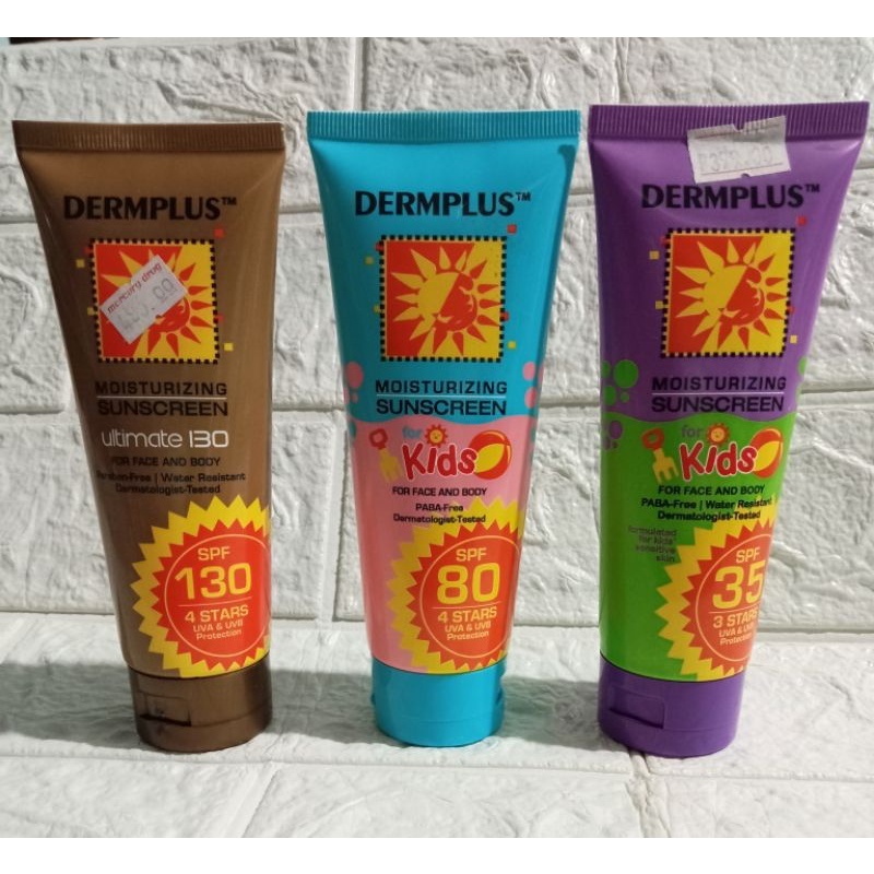 Dermplus moisturizing sunscreen for face in body (100ml) | Shopee ...