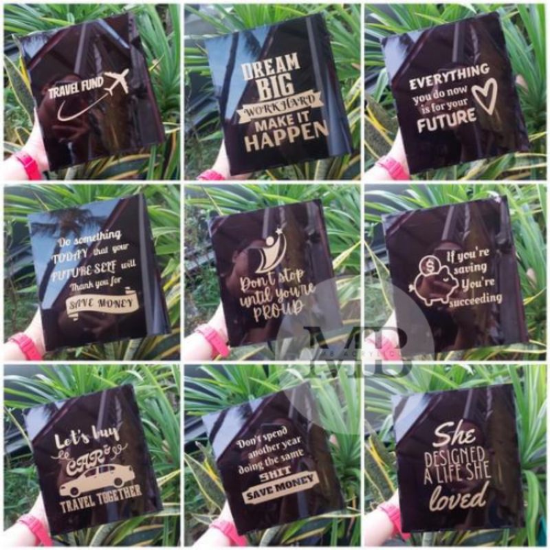 ACRYLIC ALKANSYA IPON CHALLENGE PAPER BILLS Black (450 before/Now only ...