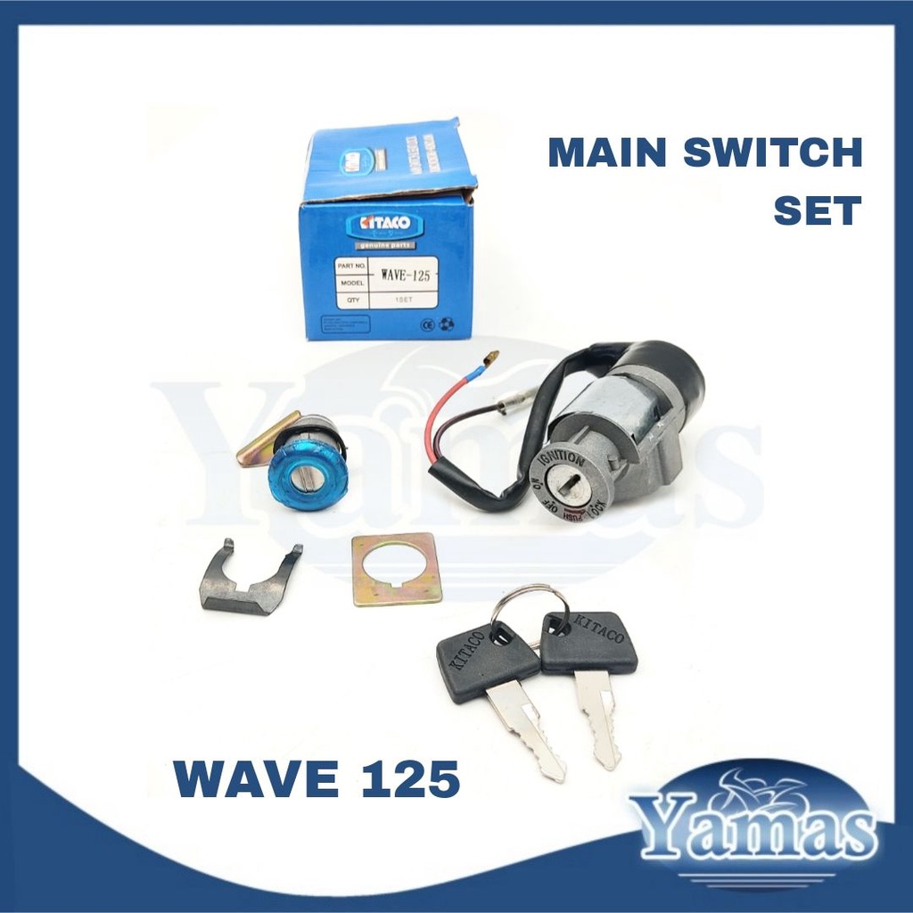 Ignition switch set/Key set Xrm 125 Wave 125 Honda Genuine parts ...