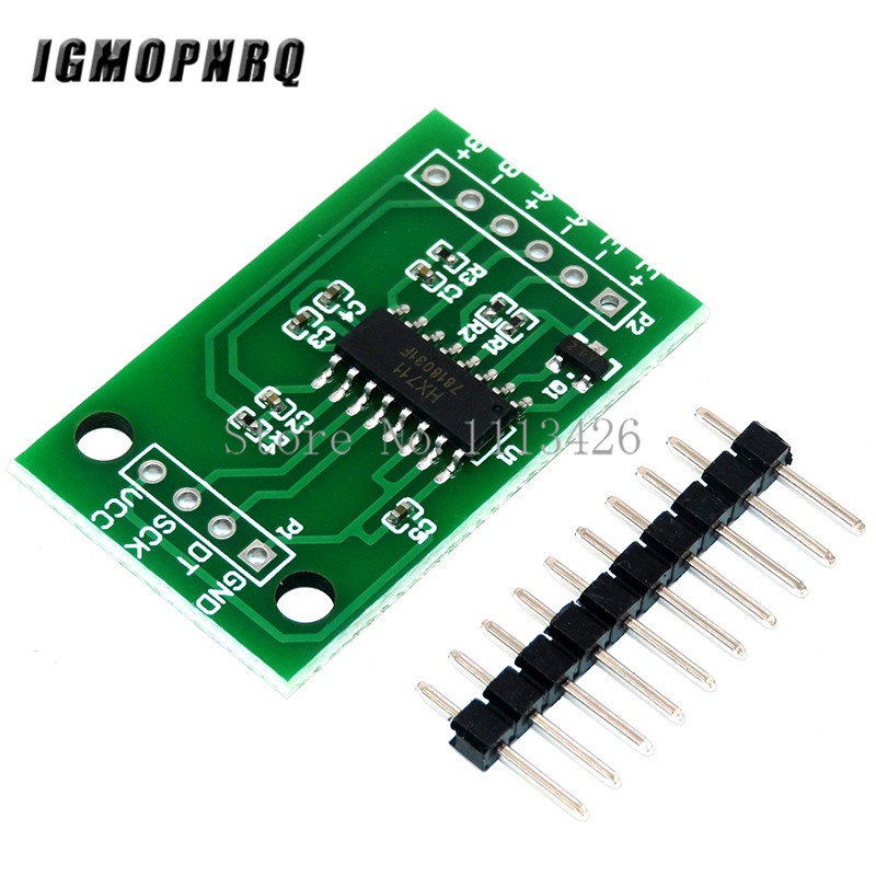Dual Channel HX711 Weighing Pressure Sensor 24-bit Precision A/D Module ...