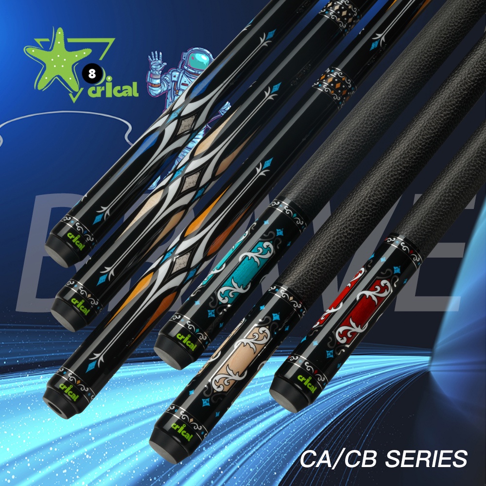 CRICAL Pool Cue Billiards 11.5/12.5mm Tip Carbon Fiber Pool Cue Uniloc ...
