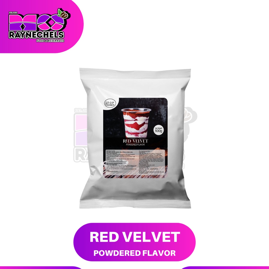 Top Creamery Red Velvet Powder 500g | Shopee Philippines
