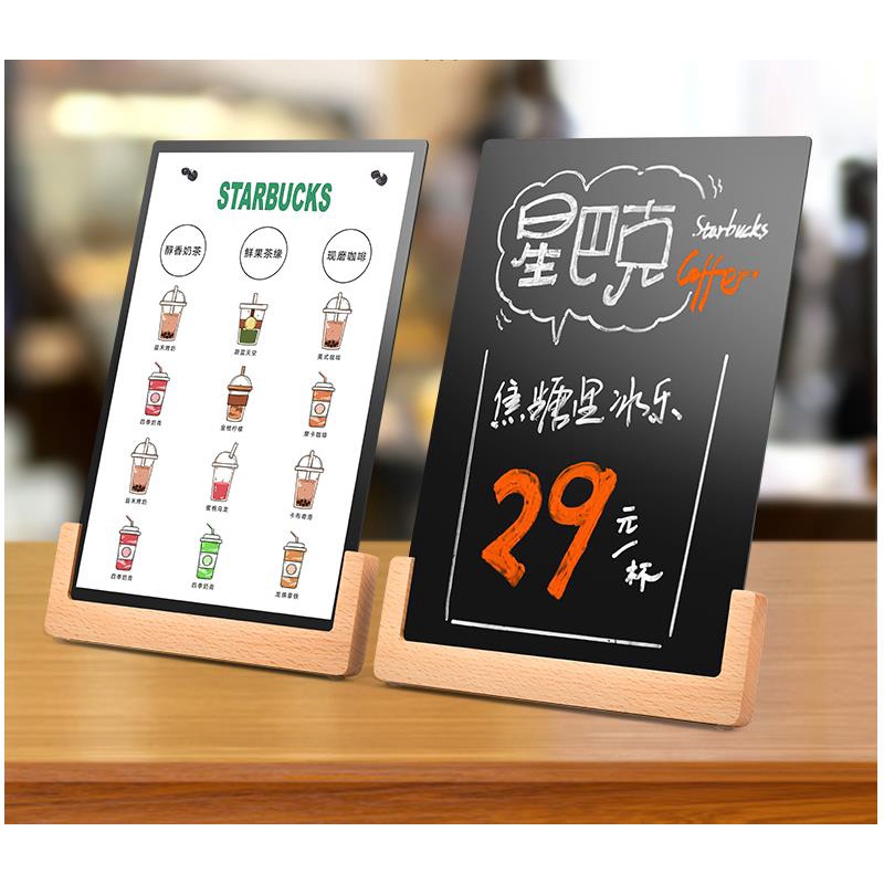 Magnetic Desktop Small Blackboard Advertising Board Stall Shop Use ...