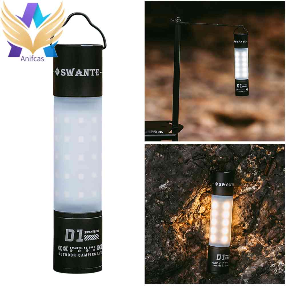 Swante LED Camping Lamp Waterproof 2600mAh Hanging Flashlight for Fishing Hiking | Shopee ...