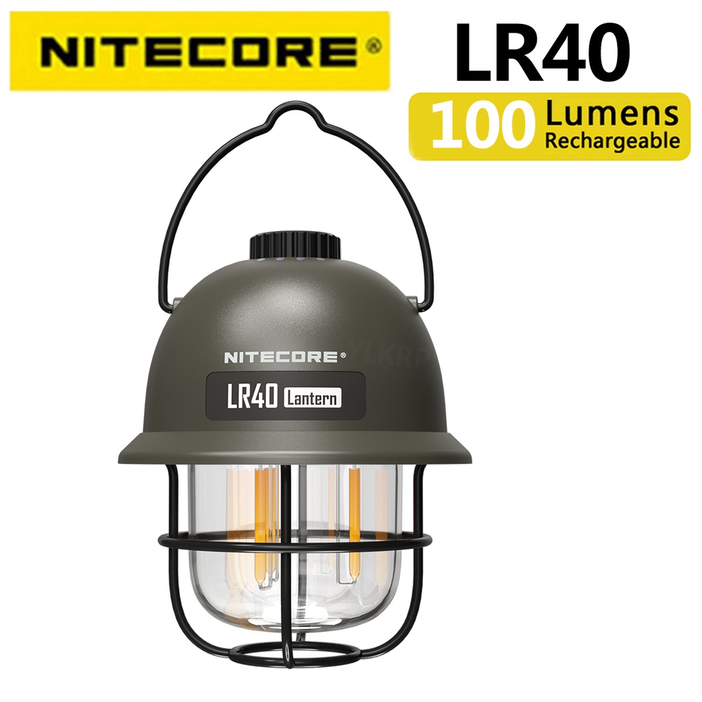 NITECORE LR40 100 lumen retro camp atmosphere lamp, supporting USB ...