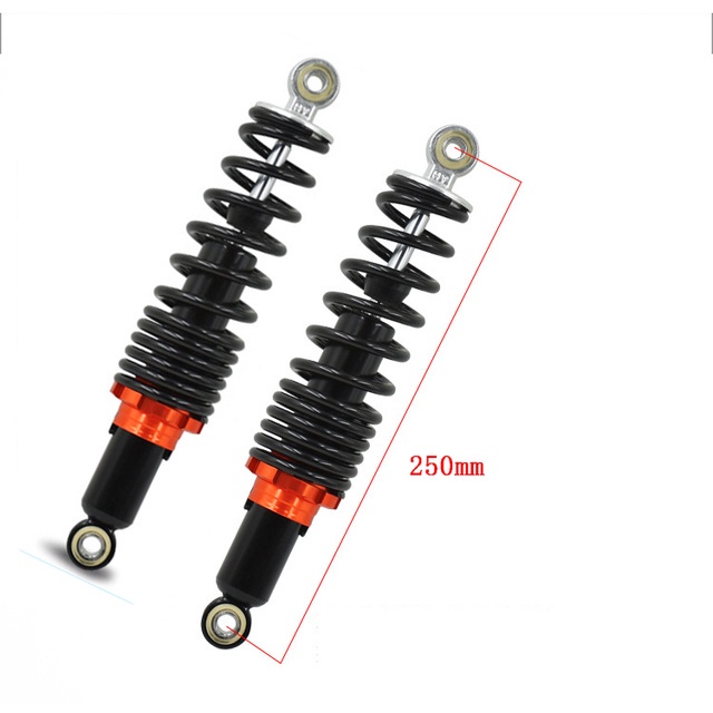 2Pcs Universal 250mm 310mm Motorcycle Rear Shock Hydraulic Shock ...