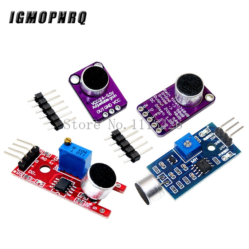 Ky 037 Sound Sensor Module Sound Control Sensor Max4466 Max9814 Switch