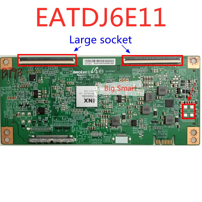 EATDJ6E11 Original TCON Board chip IN8908A T-CON Logic Board TV ...