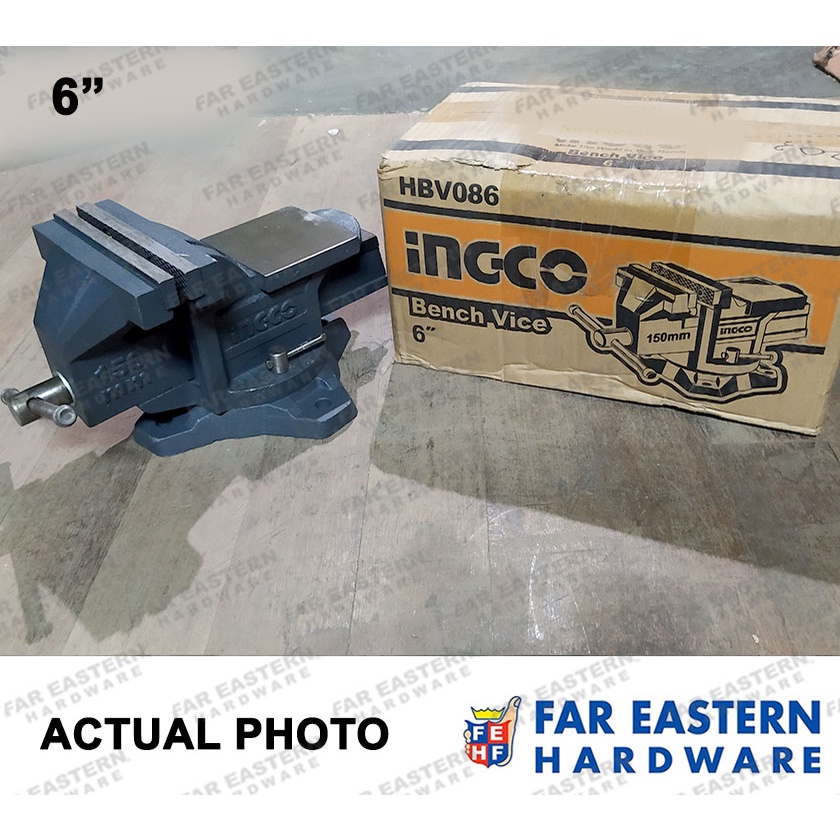 INGCO Bench Vise w/ Swivel Base 4" | 6" INHT | Shopee Philippines