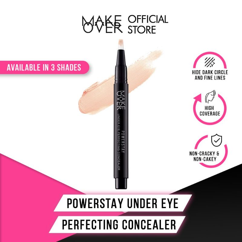 Makeover POWERSTAY UNDER EYE PERFECTING CONCEALER | Shopee Philippines