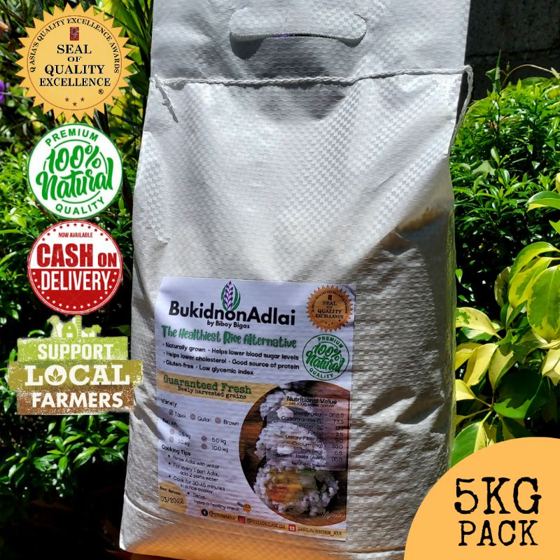 5KG - Premium White Adlai Adlay Rice Grits (230/kg) | Shopee Philippines