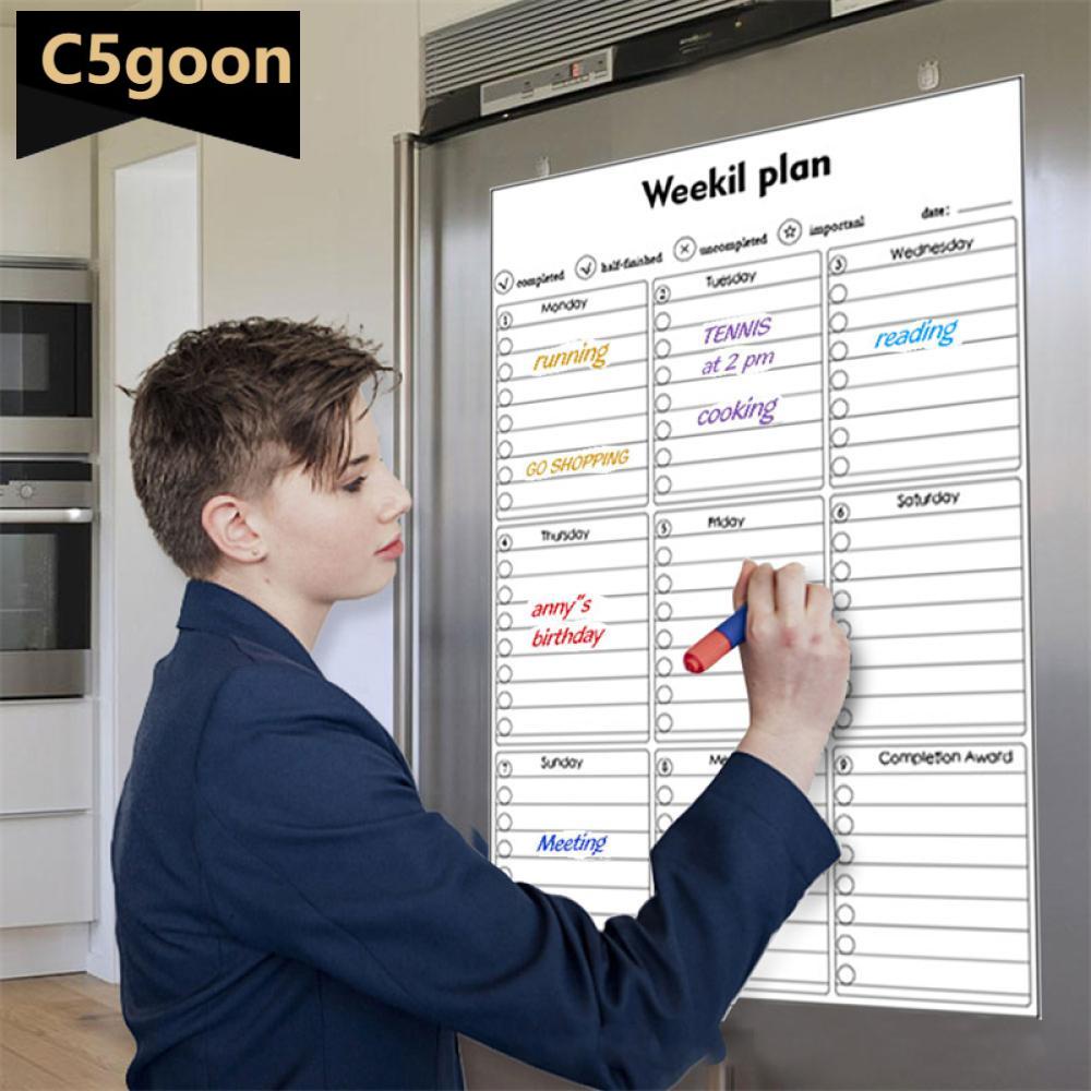 C5GOON A3 Size Magnetic Dry Erased Refrigerator Whiteboard Kitchen ...