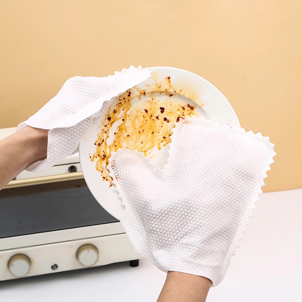 SJW Lazy rag gloves cleaning non-woven anti-static keyboard cleaning ...