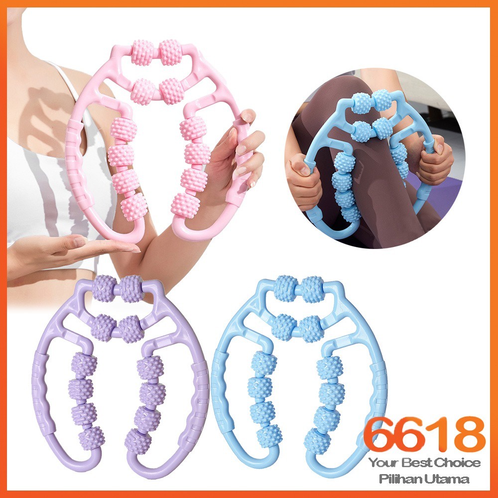 12 Wheels Hand Skinny Muscle Relaxer Massage Tool, Legs/12 Wheels ...