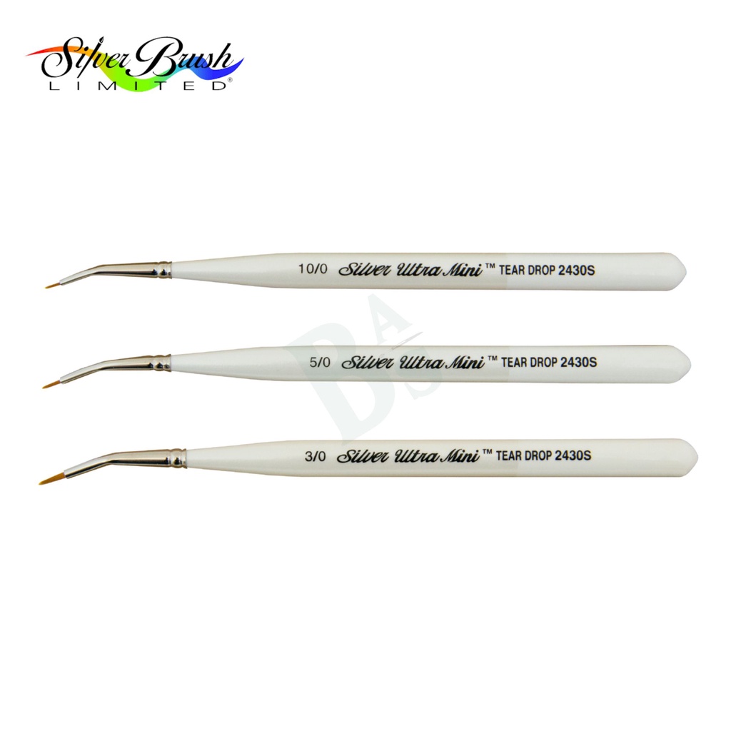 Silver Brush, Silver Ultra Mini 2430S Tear Drop | Shopee Philippines