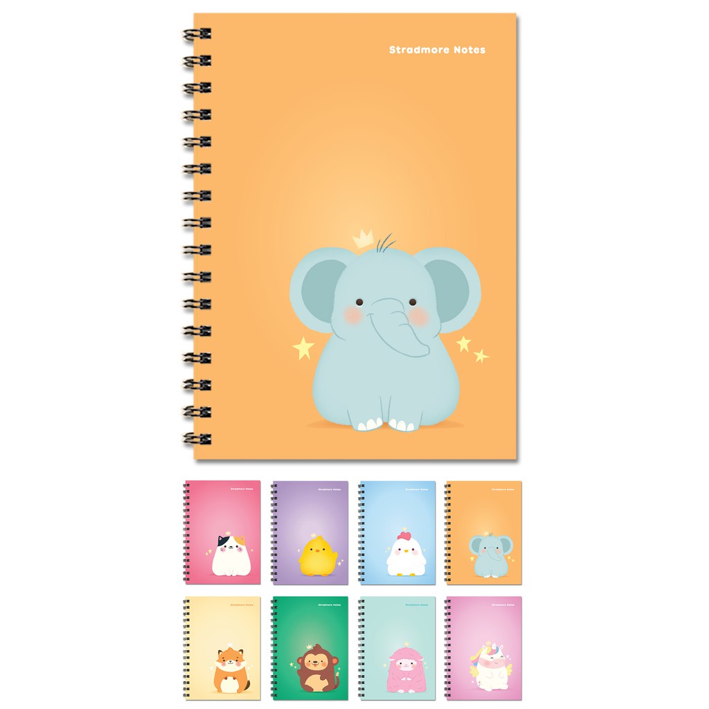 Stradmore Squishy Spiral Notebook S20 6 x 8 in (Assorted Only) | Shopee ...