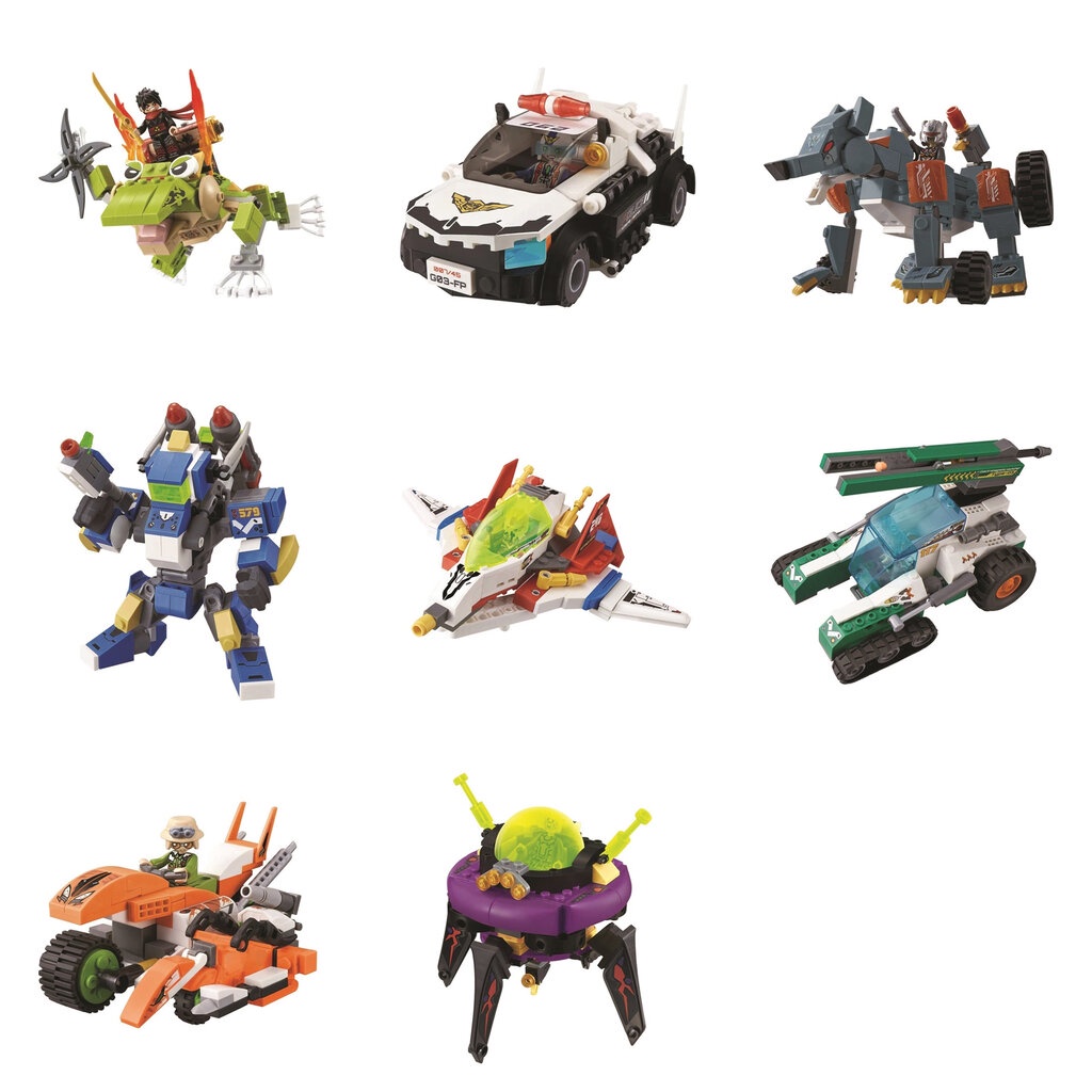 Block BIKKU Series 1 Vehicle World Set Variant Building Blocks Genuine ...