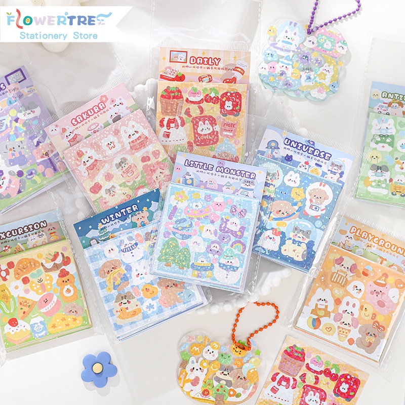 10 Pcs Zoo Class Stickers Journal Scrapbook Decor Sticker | Shopee ...