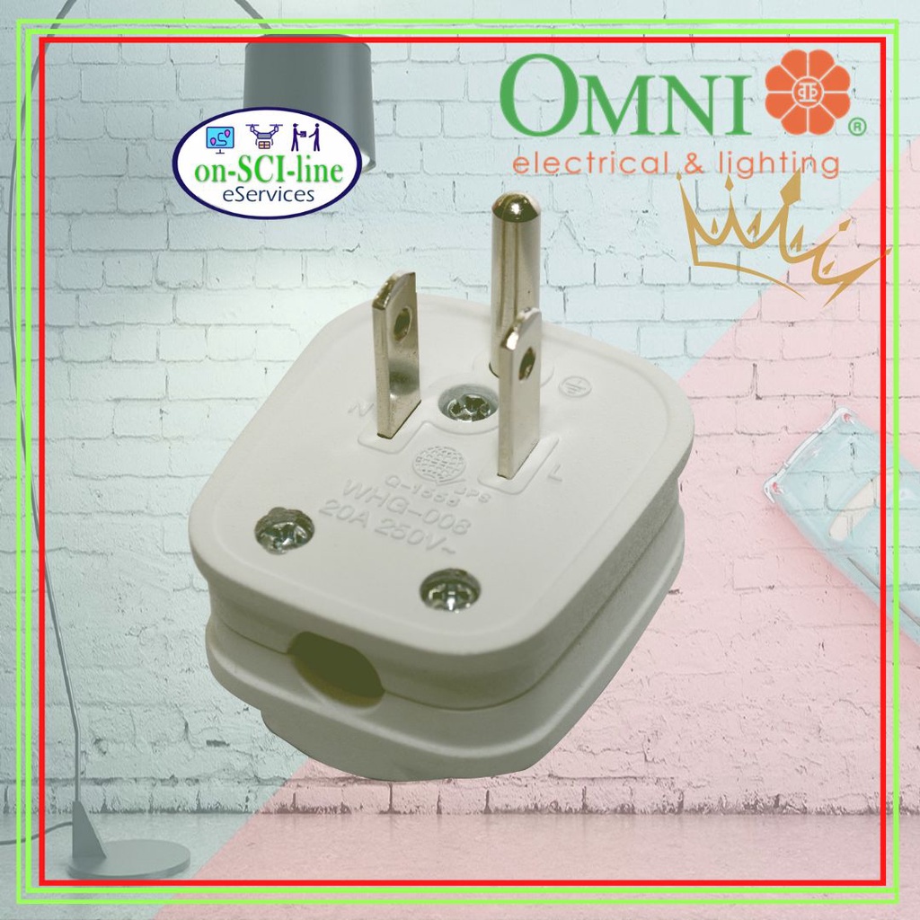 Omni Heavy Duty Ground Plug 20A WHG 008 | Shopee Philippines