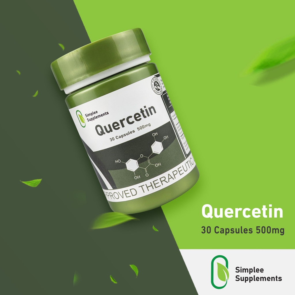 Simplee Quercetin 500mg | 30 capsules – Antioxidant Support for Immune ...