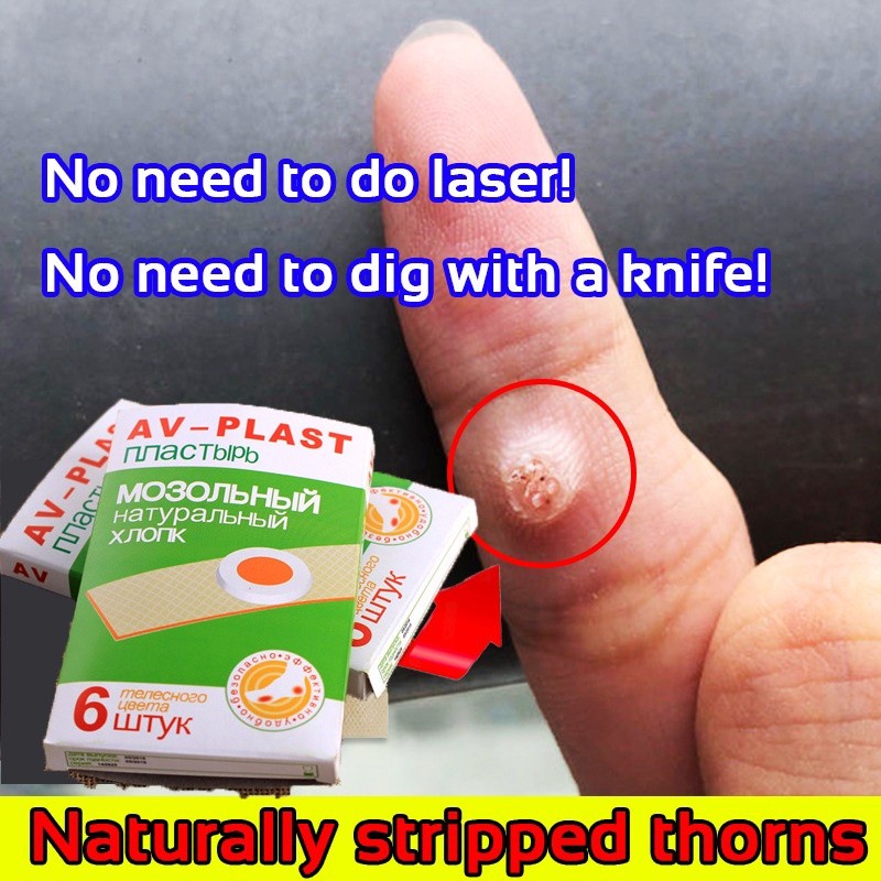 6PCS/Feet Corns/Warts Removal Patch Pain Relief Remover Feet Callus ...