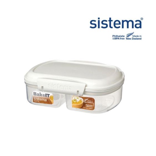 Sistema Split Bake It Food Container 630ML | Shopee Philippines