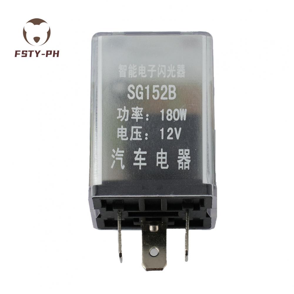 12V-3-Pin-Cars-LED Lights Flasher Relay Turn Signal Rate Control ...