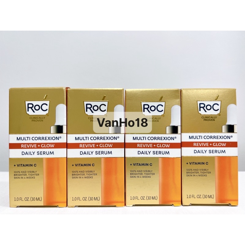 RoC Multi Correxion Revive + Glow Vitamin C Daily Serum (30mL) | Shopee Philippines