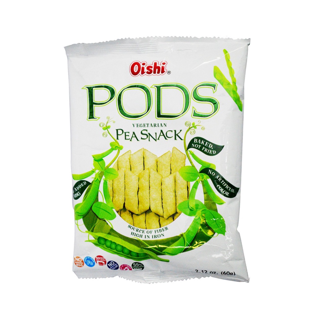Oishi Vegetarian Pea Snack 60g | Shopee Philippines