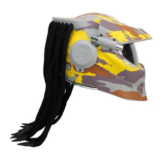 ZEBRA Motorcycle Helmets Open Face YM-211 PREDATOR Modular Motor Helmet ...