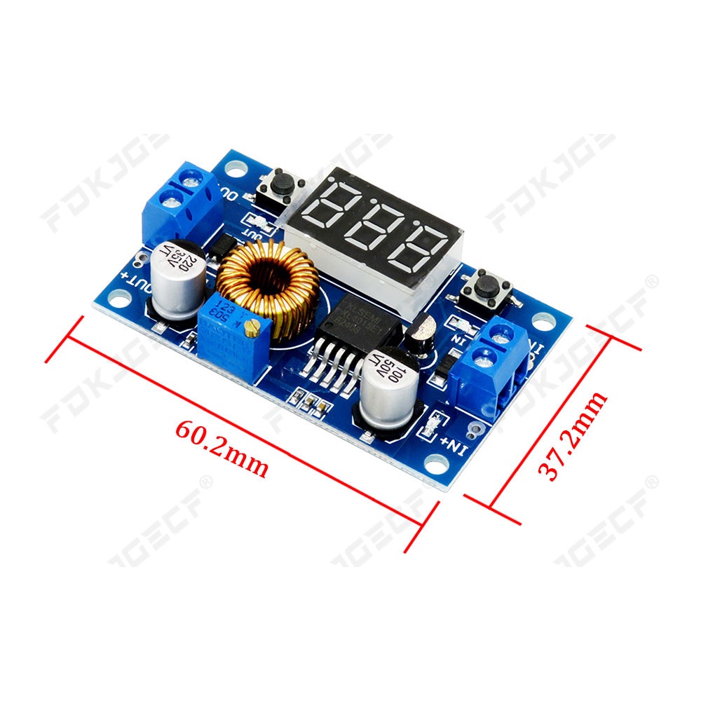 XL4015 High power 5A 75W DC-DC Adjustable Step-down Charger Module Step ...