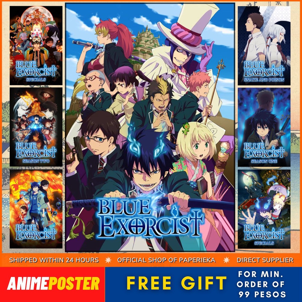 Blue Exorcist : Official Anime Poster / Stickers / Laminated Posters ...