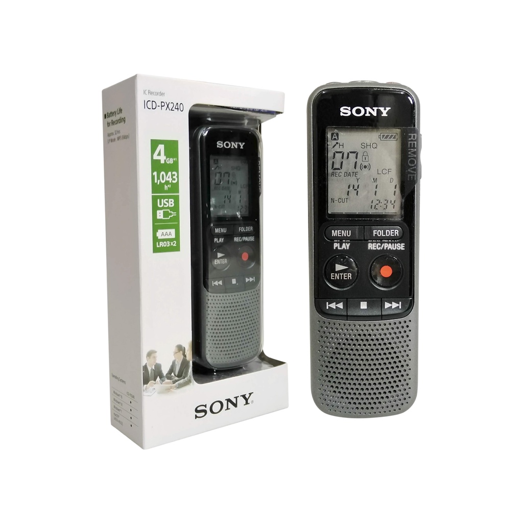 ICD-PX240 High Quality Digital Voice Recorder up to 32 hours recording ...