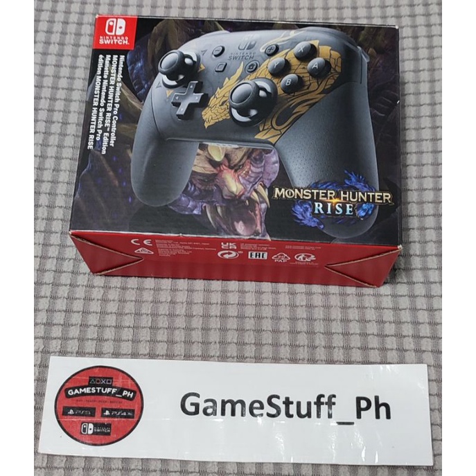 Pro controller monster hunter limited edition (nintendo switch ...