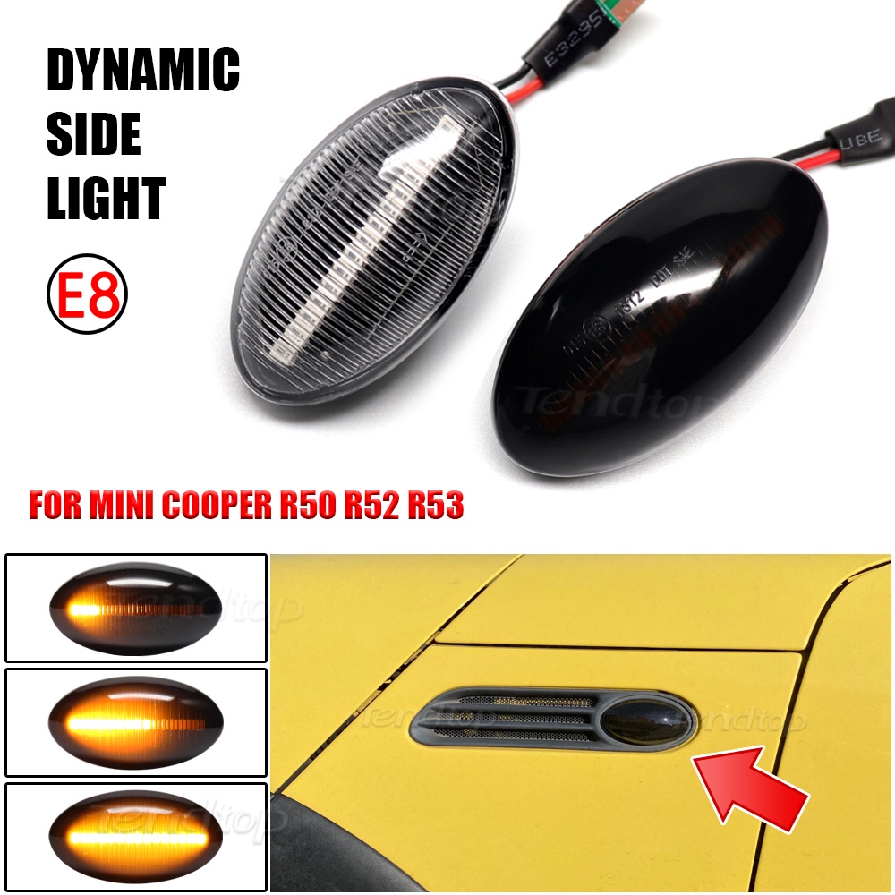 Scroll Dynamic Turn Signal Light Side Mirror Marker Sequential Lamp ...